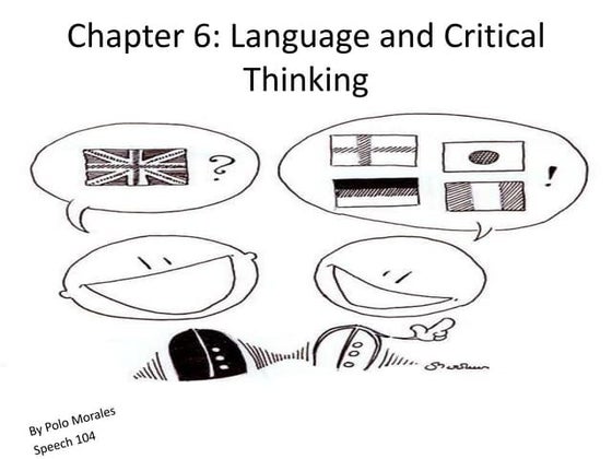 Language in Critical Thinking | PDF | Technology & Computing