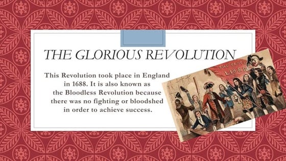 Power Point Glorious Revolution | PPTX