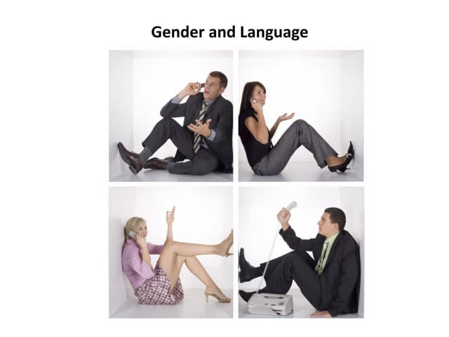 Language and gender | PPTX