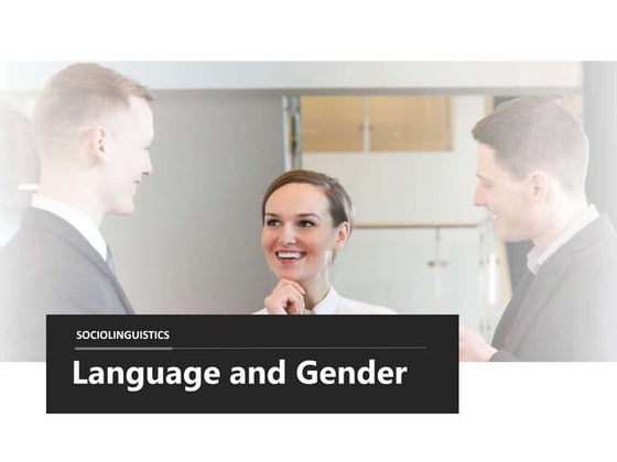 Language and gender | PPT