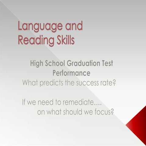 Language And Reading | PPTX