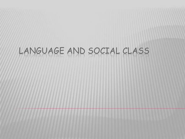 Linguistic Features & Functions | PPTX