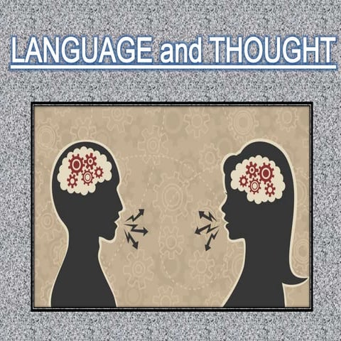 Language and thought | PPTX