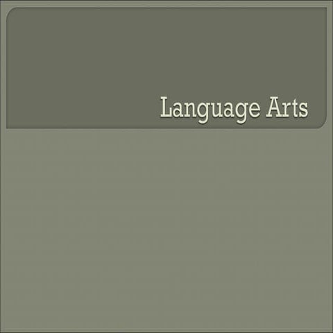 Language arts | PPT