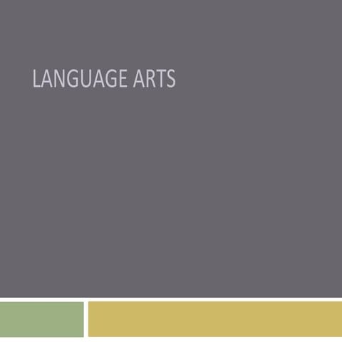 Language arts | PPT