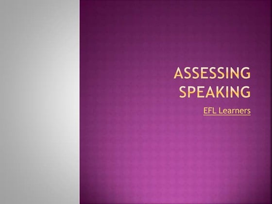 Assessing Writing | PPTX