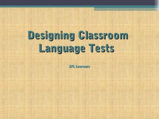 stages of test construction | PPT