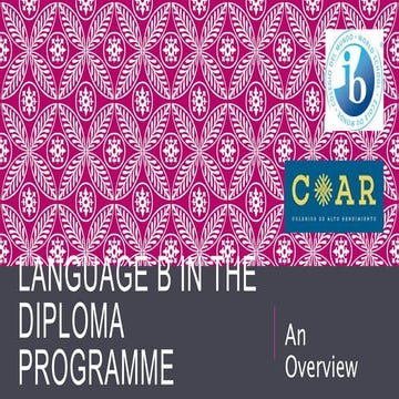 Language B an Overview | PPTX