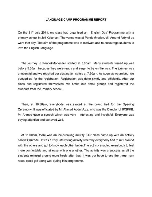 Sample Narrative Report BSP Camporal | DOCX | Stamps and Coins | Collecting