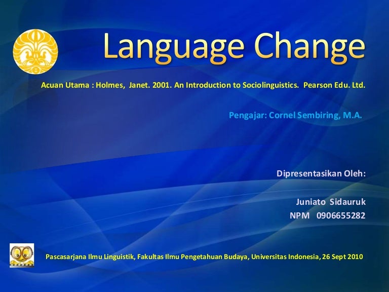 Language change