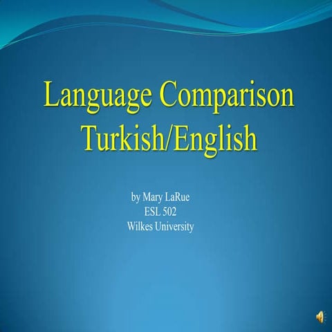 Language Comparison poster | PPTX