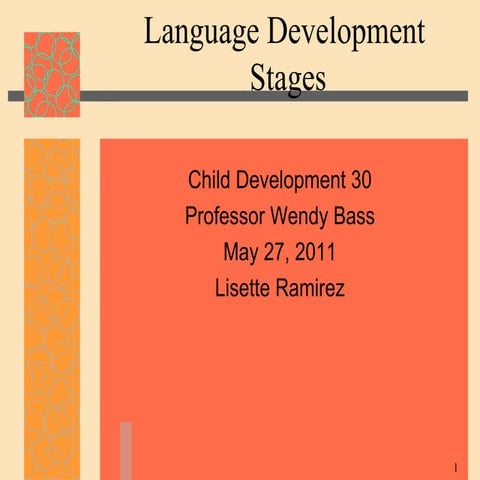 Language Development | PPT
