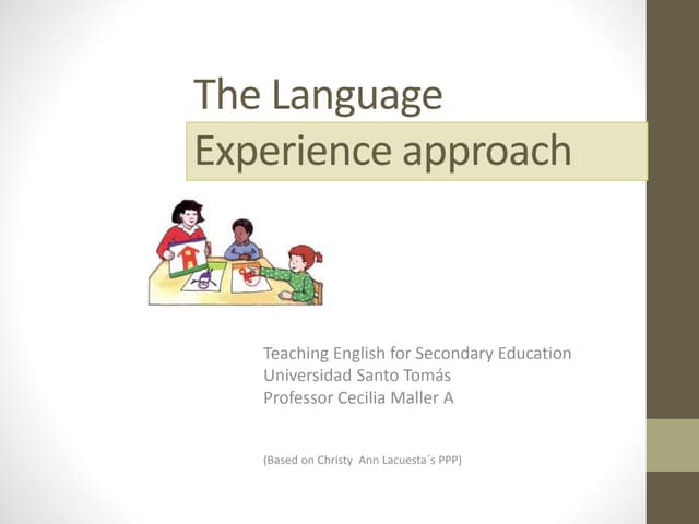 LANGUAGE LEARNING APPROACH | PPTX | Education
