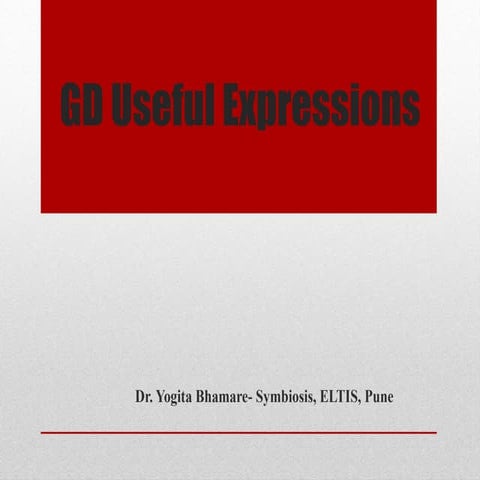 Language Expressions for Group Discussions.ppt