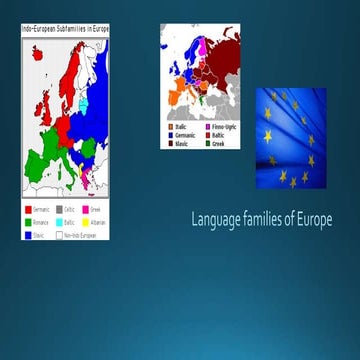 Language families of Europe | PPTX