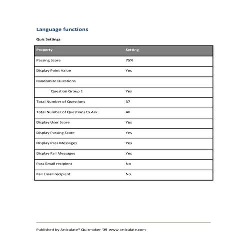 Language functions | PDF