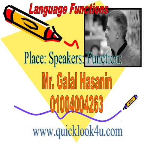 Language functions | PPT
