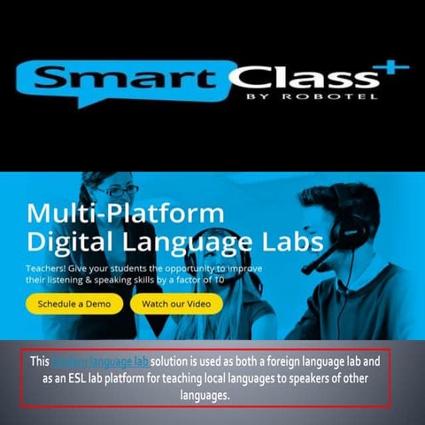 Modern language lab | PPTX