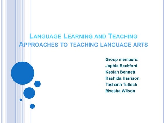 INTEGRATED TEACHING AND LEARNING APPROACHES | PDF