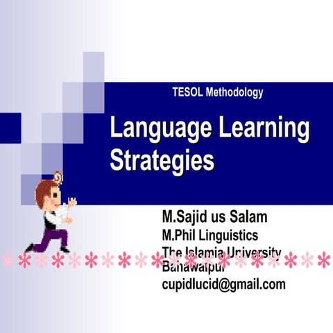 Language Learning Strategies 119955650040400 3 | PPT | Education