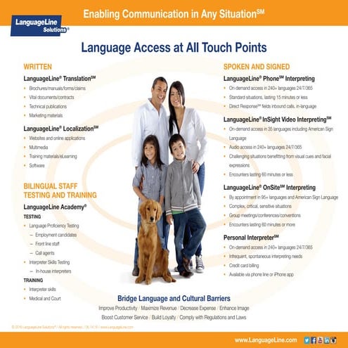 LanguageLine Solutions Enterprise Brochure | PDF