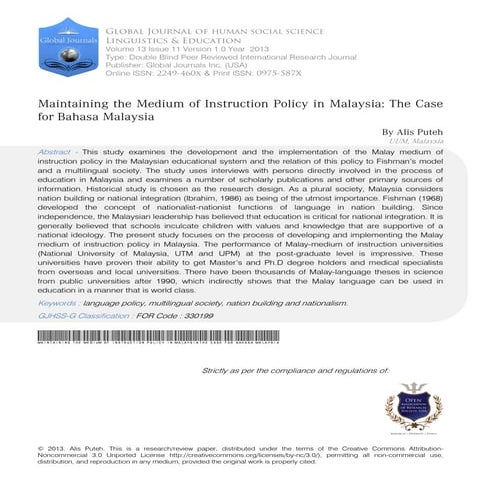 Language of instruction 3 | PDF