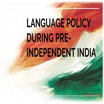 Language policy | PPTX