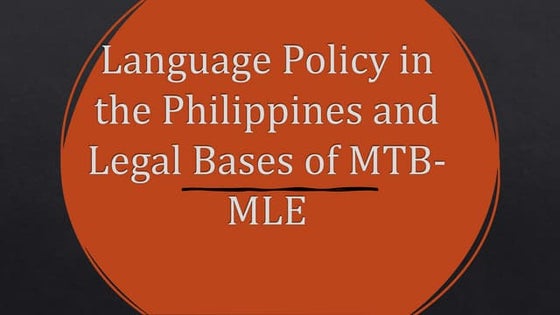 MTB-MLE Framework | PPTX | Education