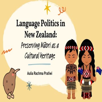 Language Politics in New Zealand Presentation | PDF