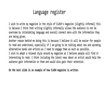 Language register | PPT