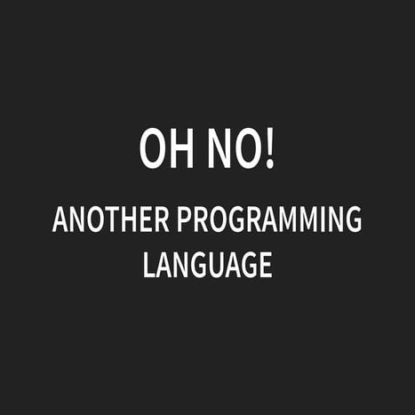 Another programming language - jeszcze jeden język | PPT