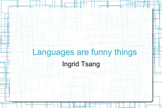 English funny language | PPT