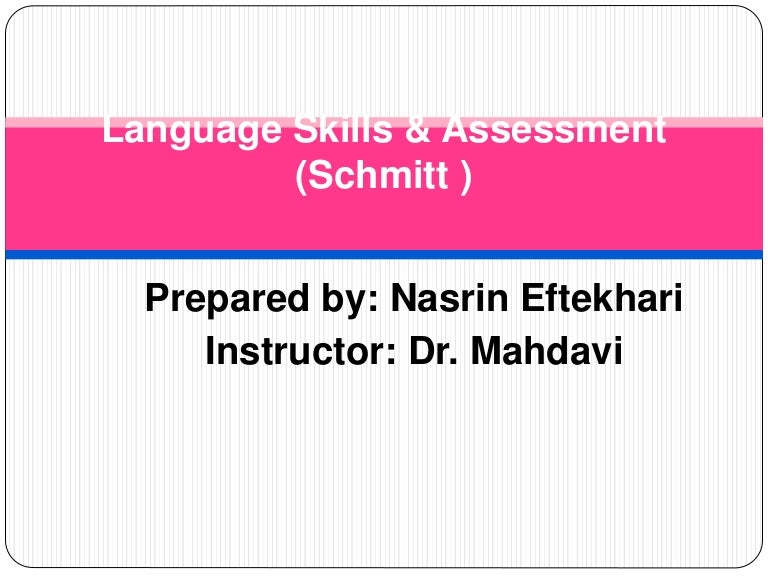 English Language Skills Assessment Sample - Free Math Worksheet Printable