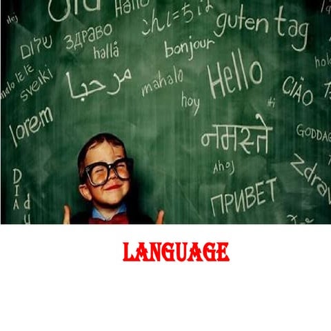 Characteristics and features of Language | PDF