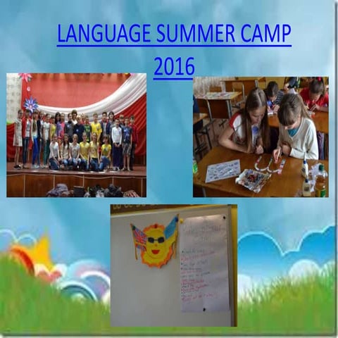 Language summer camp 2016 | PPT