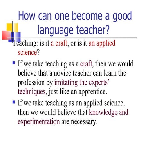Language teaching | PPT