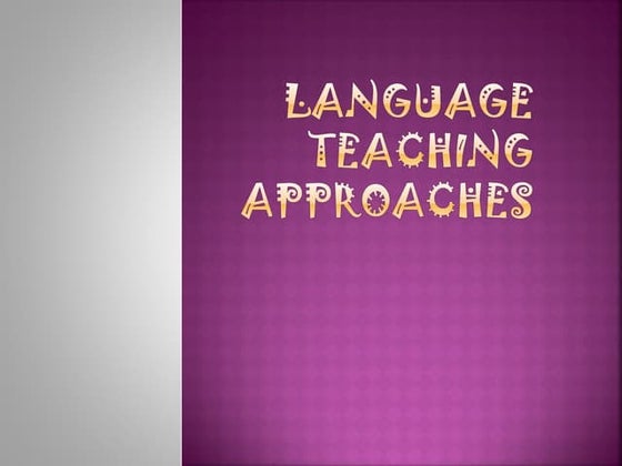 Presentation on Integrated Grammar Teaching | PPT