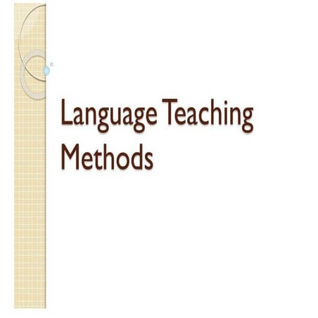 Language Teaching Methods | PDF | Education