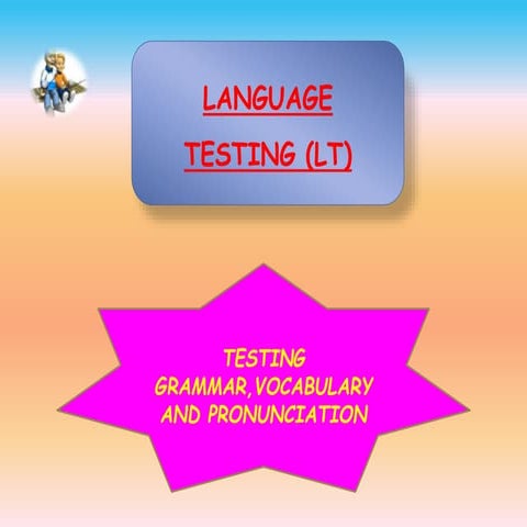 Language Testing.pptx you can use it for free | PPT