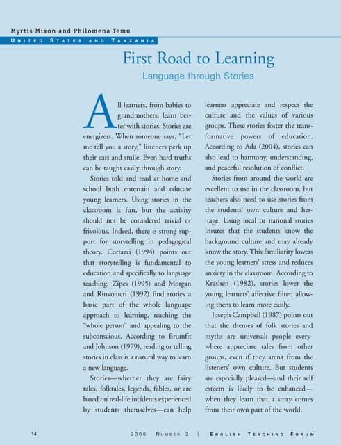 Day One Language Arts Smartboard Lesson | PPT