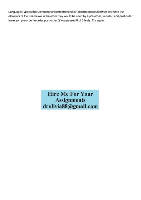 Languagetypeauthorjavabinarytreestreetraversalspdf
