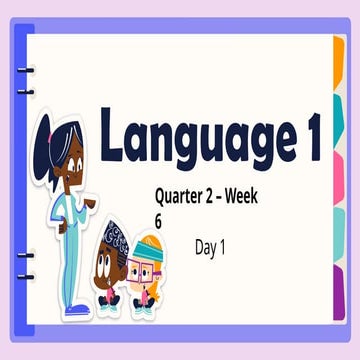 Language-Q3W1-Day1..pptxLesson in Grade 1 Language Quarter 3 - Week | PPTX