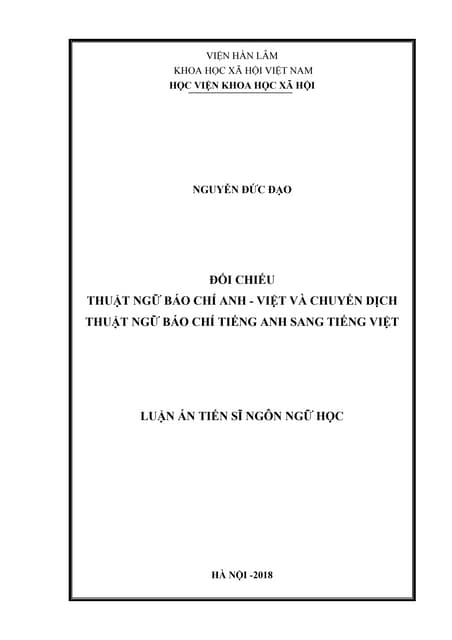 Danh Sách Các Đề Tài Tiểu Luận Môn Semantics Cho Sinh Viên Tham Khảo Viết Bài. | PDF