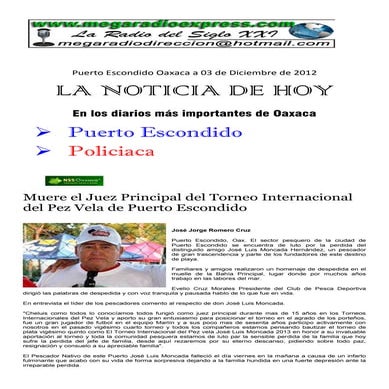 La noticia de hoy 24 11 2012 | PDF