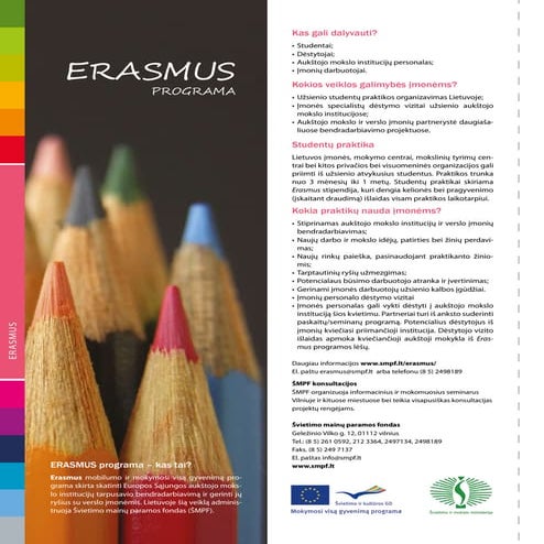 Erasmus verslui | PDF