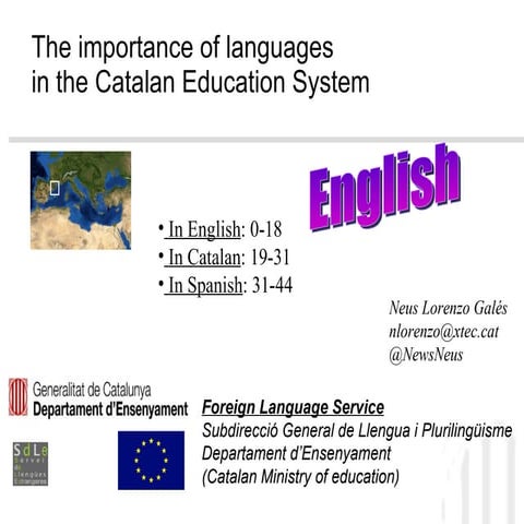 Language assistants in Catalonia 2011 | PPT