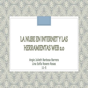 La nube en internet y las herramientas web 11 5 | PPTX | Shareware and Freeware | Computer ...