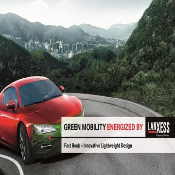 LANXESS Factbook Lightweight Design | PDF