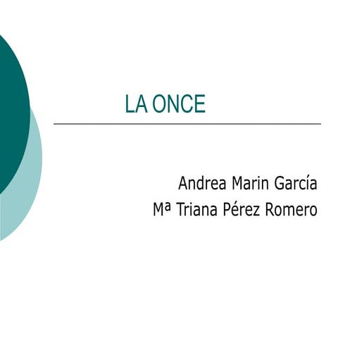 La once | PPT