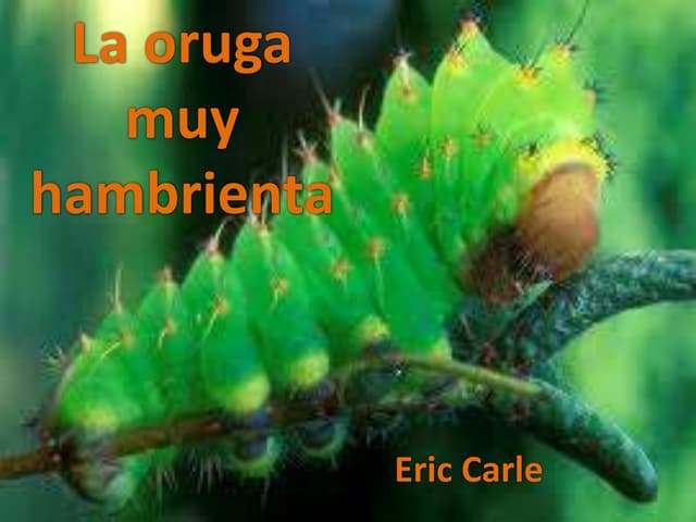 Days of the week and food oruga hambrienta | DOC